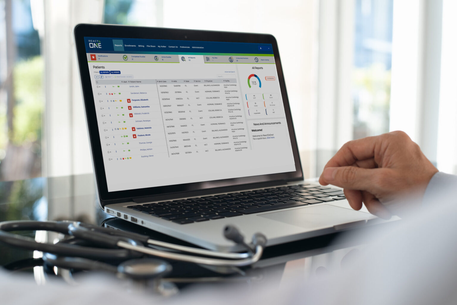 ReactDx | Patient Reports